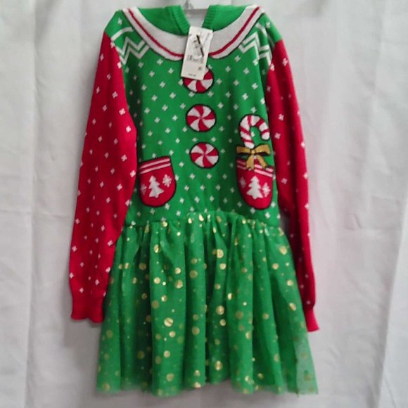 Holiday Sweater | Dresses | New Holiday Elf Sweater Dress Designed In A ...